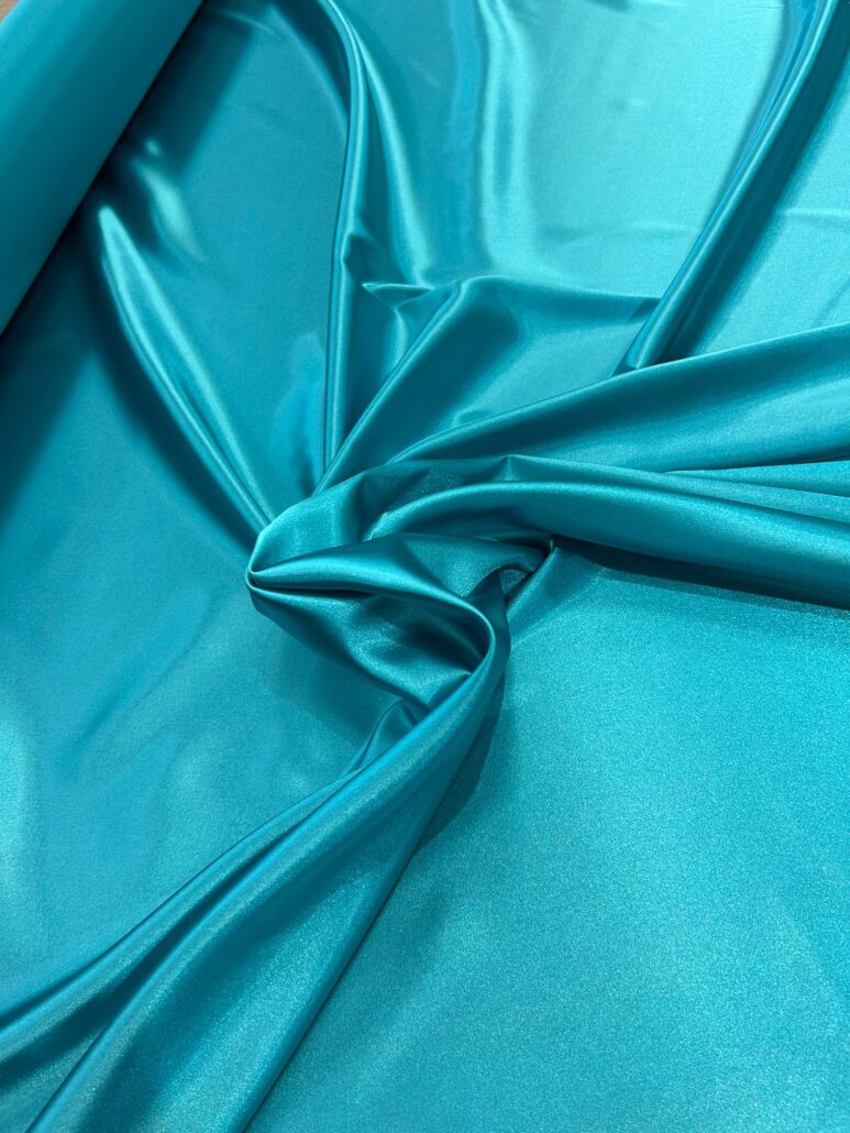 Raso con licra azul celeste - Masquetela